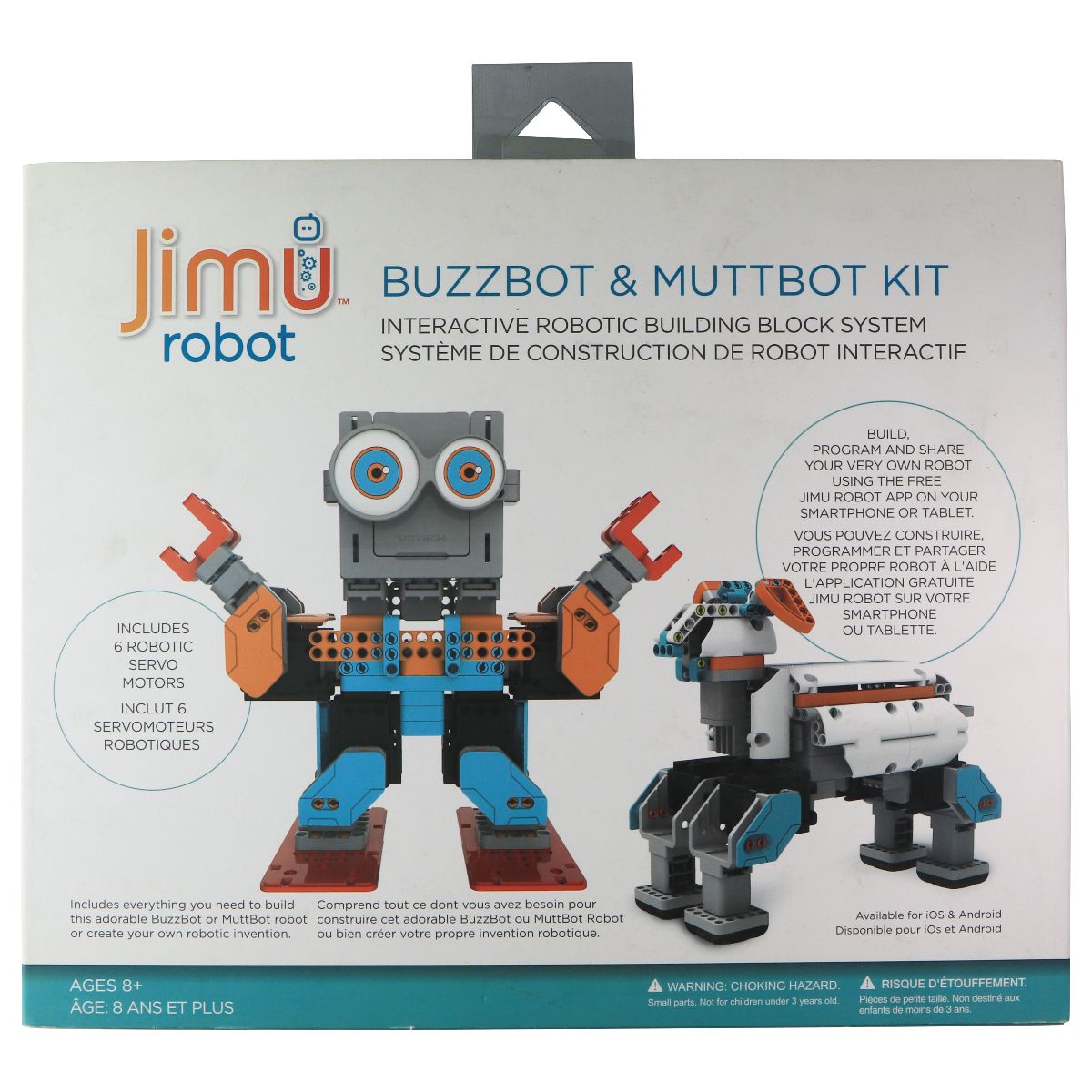 Jimu Robot - Bussbot & Buttbot Interactive Building Block System (Ages – Simple Cell Bulk