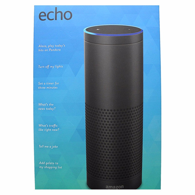 Amazon Echo (1st Gen) Audio Streaming Speaker and Personal Assistant B ...