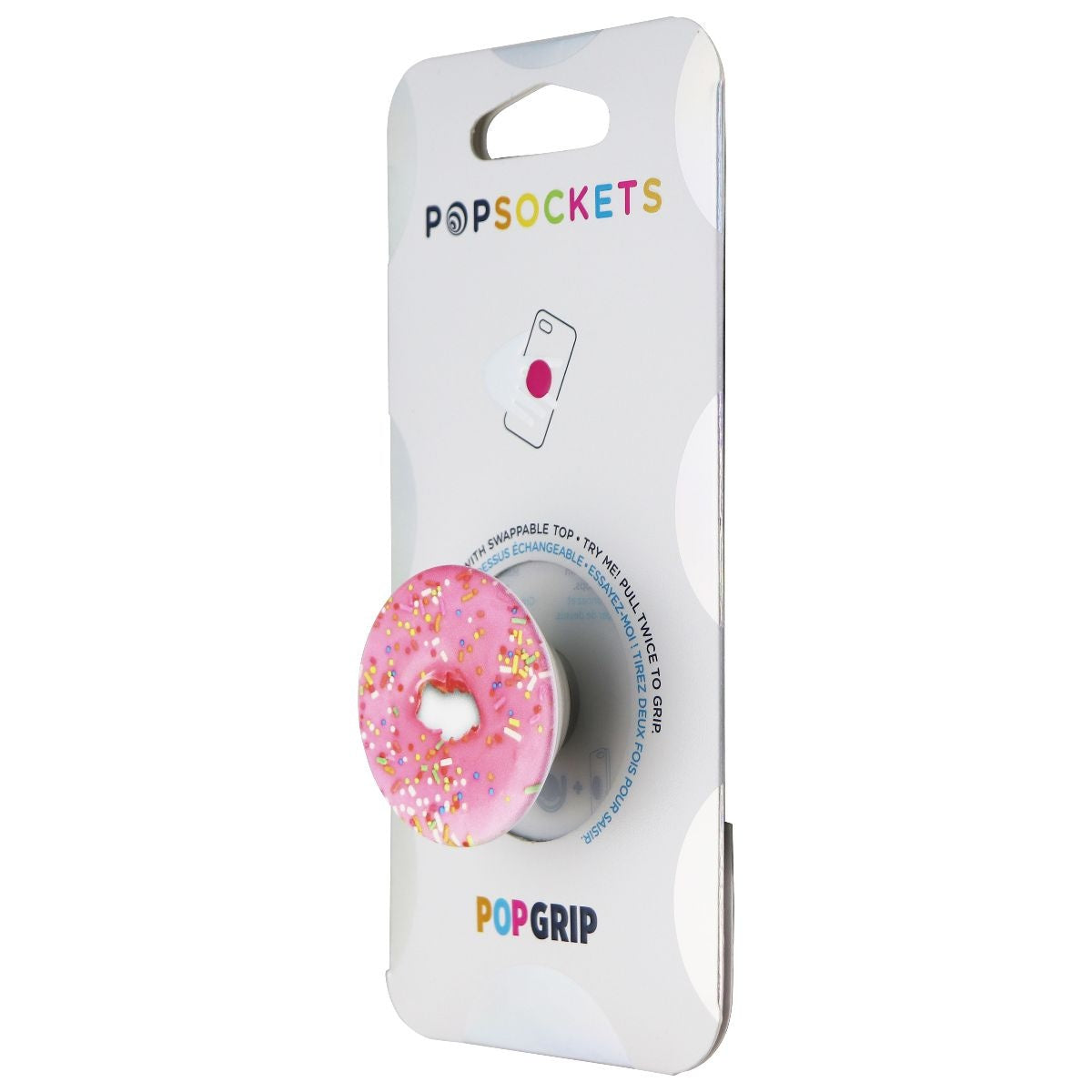 PopSockets: PopGrip Expanding Stand and Grip with Swappable Top - Pink ...