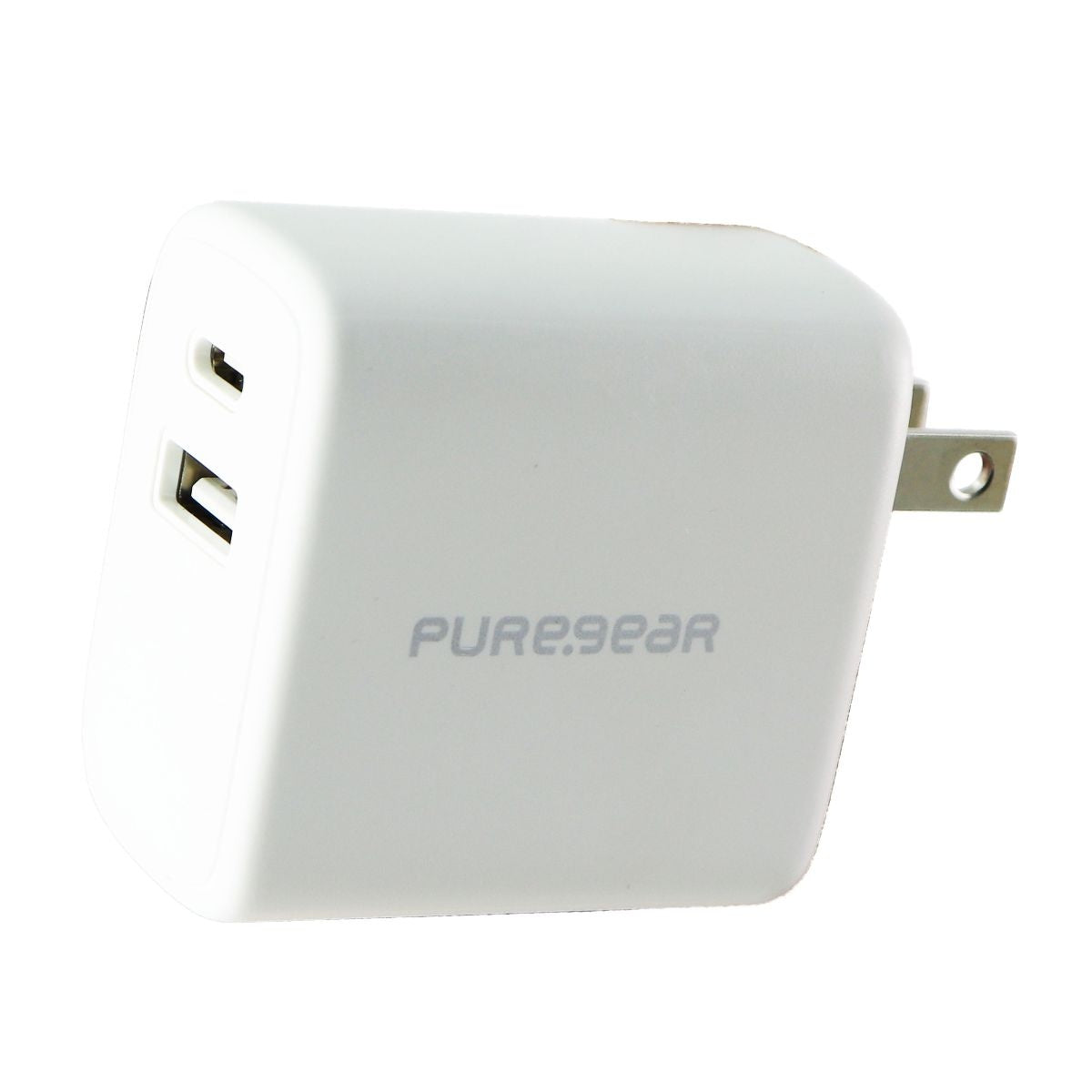 PUREGEAR LightSpeed 30W Dual Port USB-A & USB-C PD Wall Charger - Whit ...