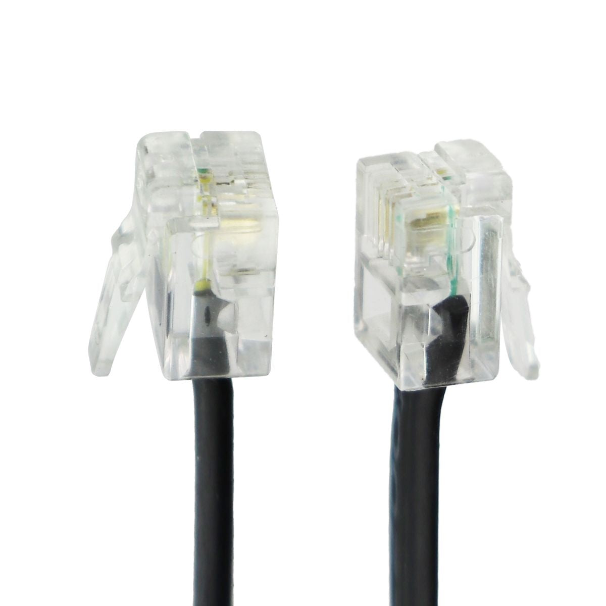 (9.5-Foot) Telephone Cable (2-wire) - RJ11 (M) Connectors - Black (E20 ...