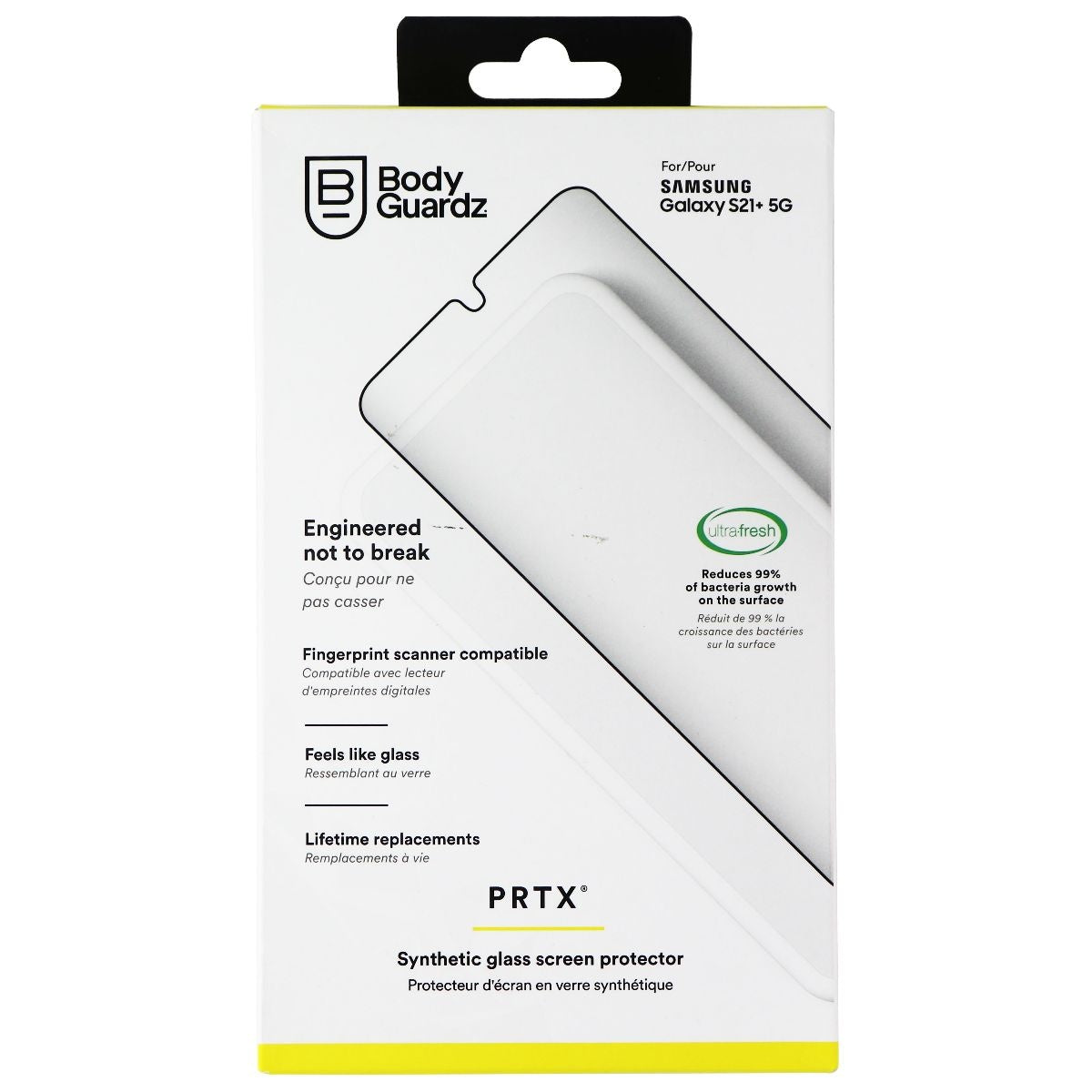 BodyGuardz PRTX Series Screen Protector for Samsung Galaxy S21+ 5G ...