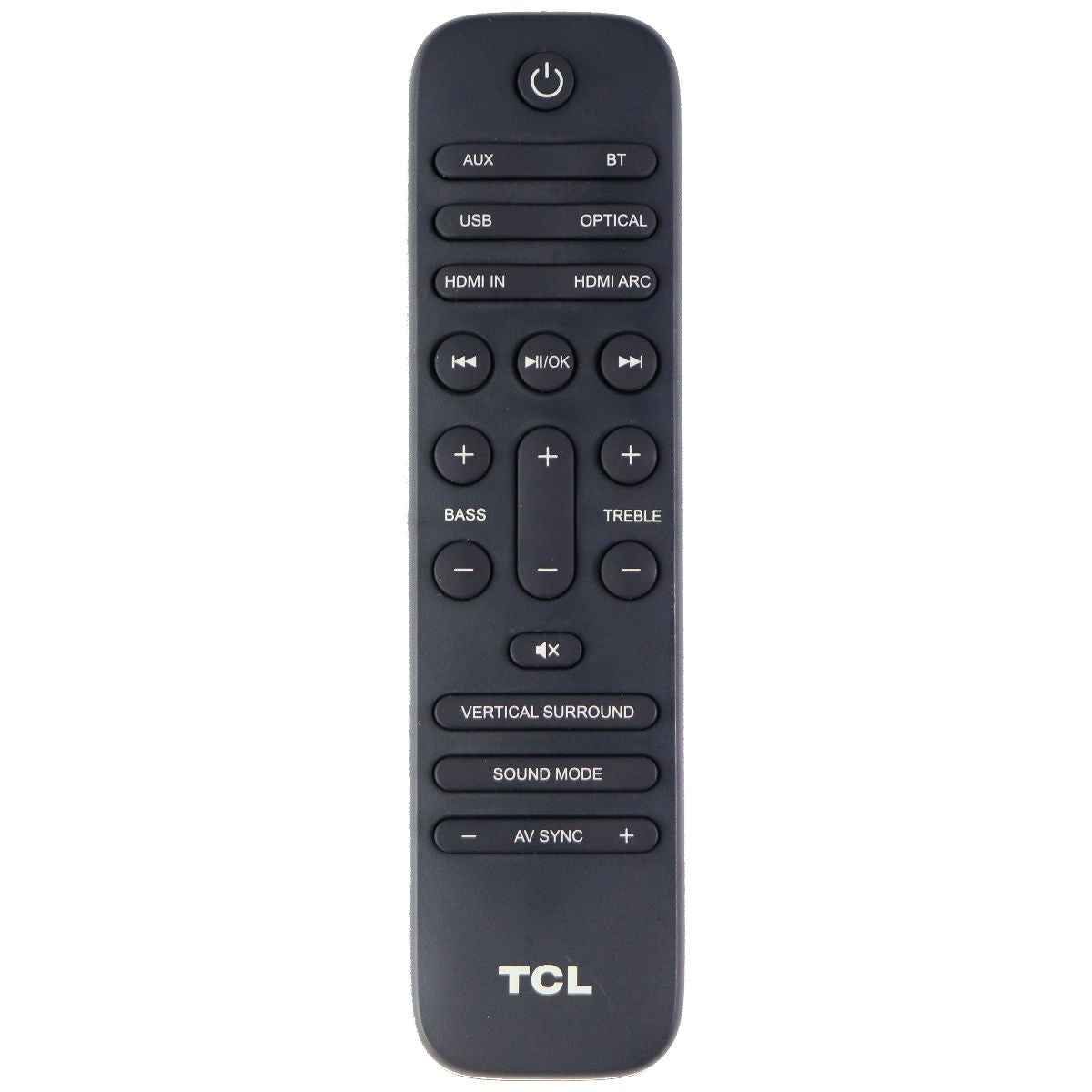 TCL Original Remote Control for Select TCL Sound Devices - Black ...