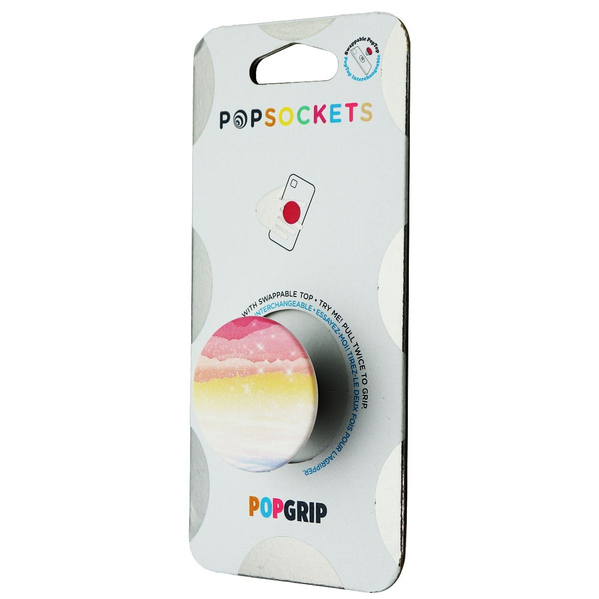PopSockets PopGrip Phone Grip with Expanding Kickstand - Desert Sunris ...