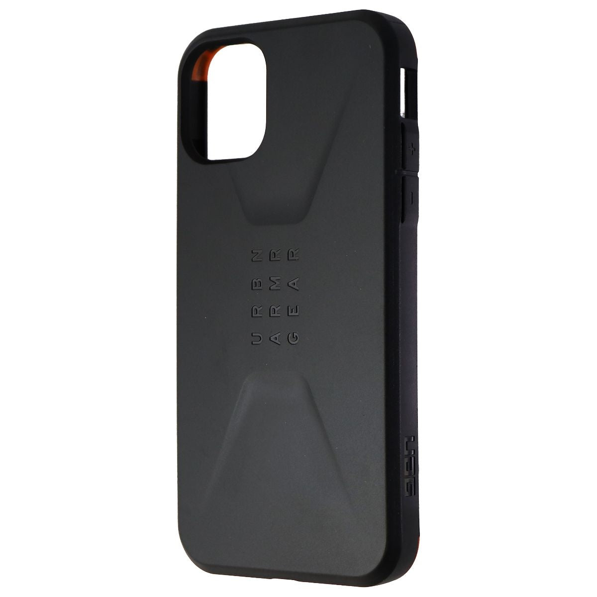 UAG Civilian Series Discreet Hard Case for Apple iPhone 11 - Black/Ora ...