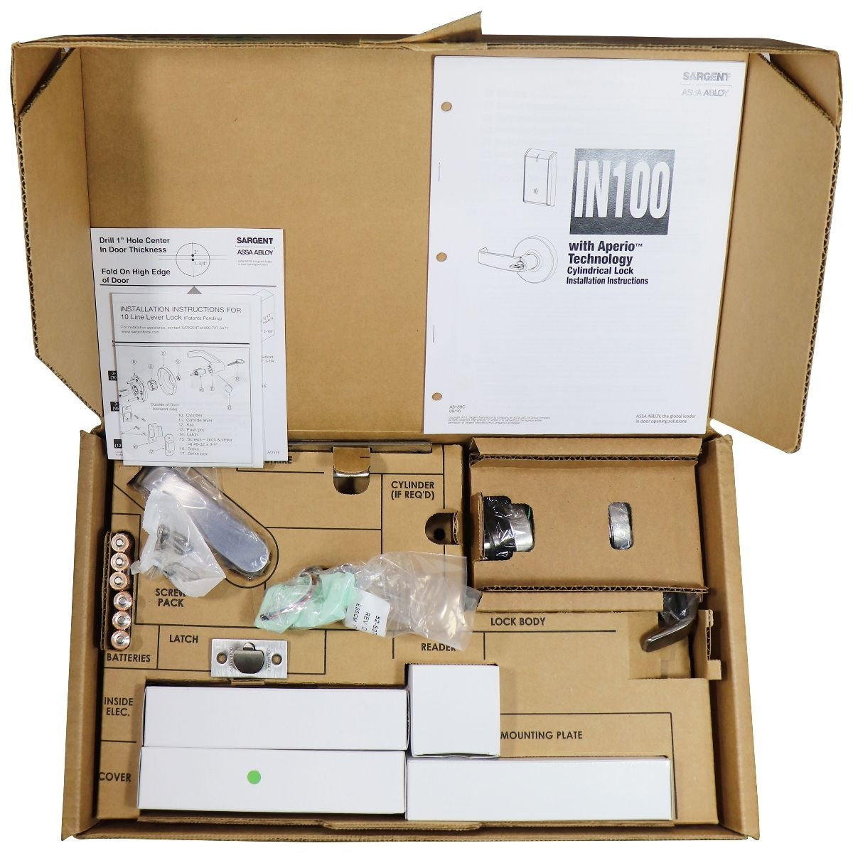 Sargent ASSA ABLOY Paired Reader/Controller (IN100 EM0110G77 IP-B 26D ...