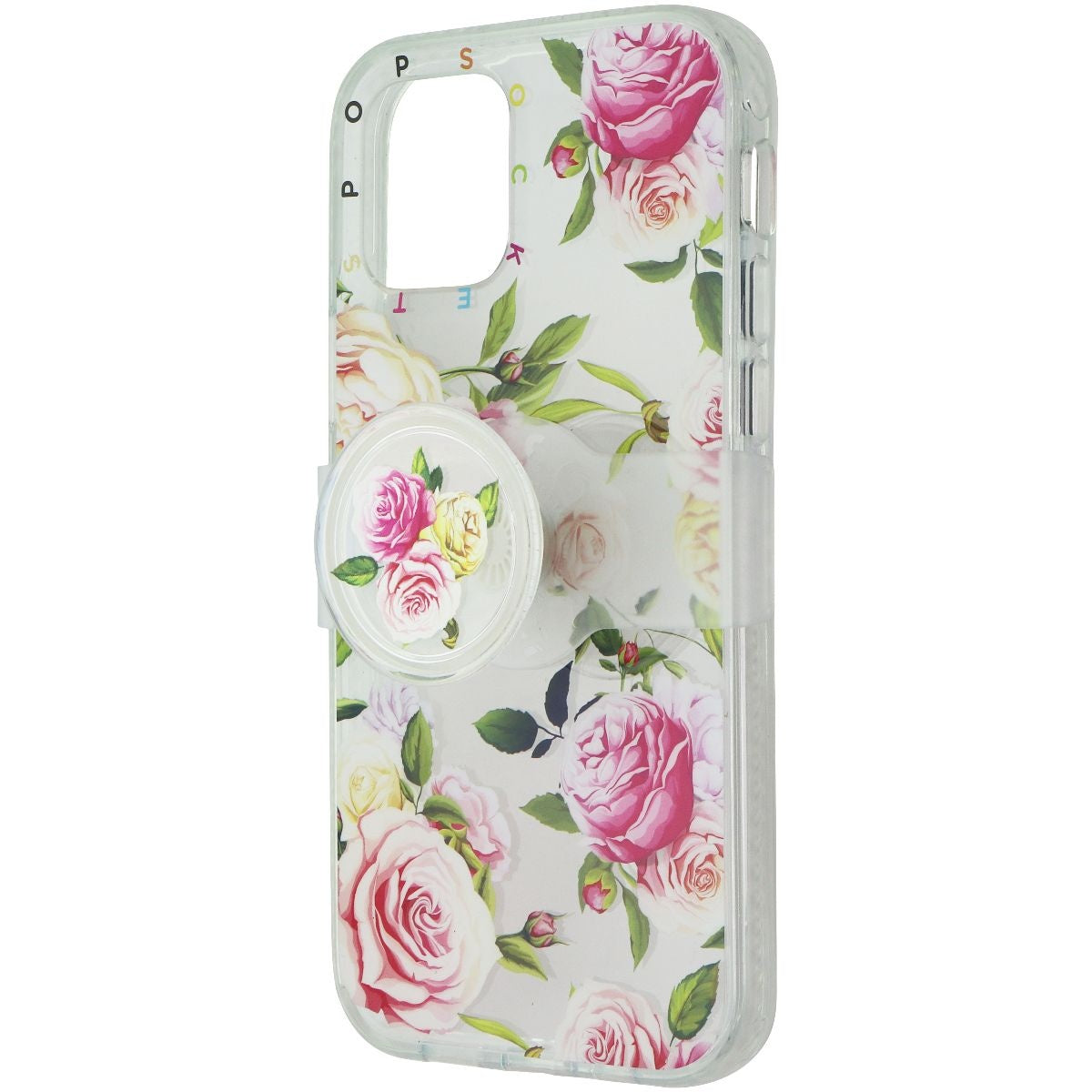 PopSockets Slide Pop Grip Case for iPhone 12 and 12 Pro - Vintage Flor ...