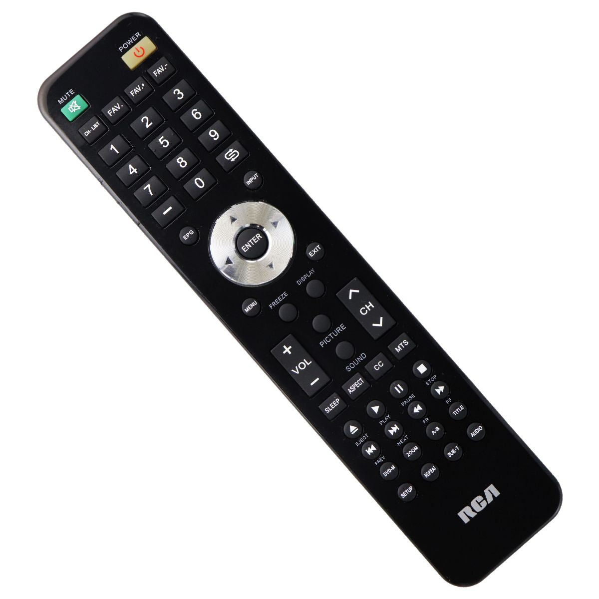 RCA Remote Control (5H6W8OIZ) for Select RCA TVs - Gloss Black – Simple ...