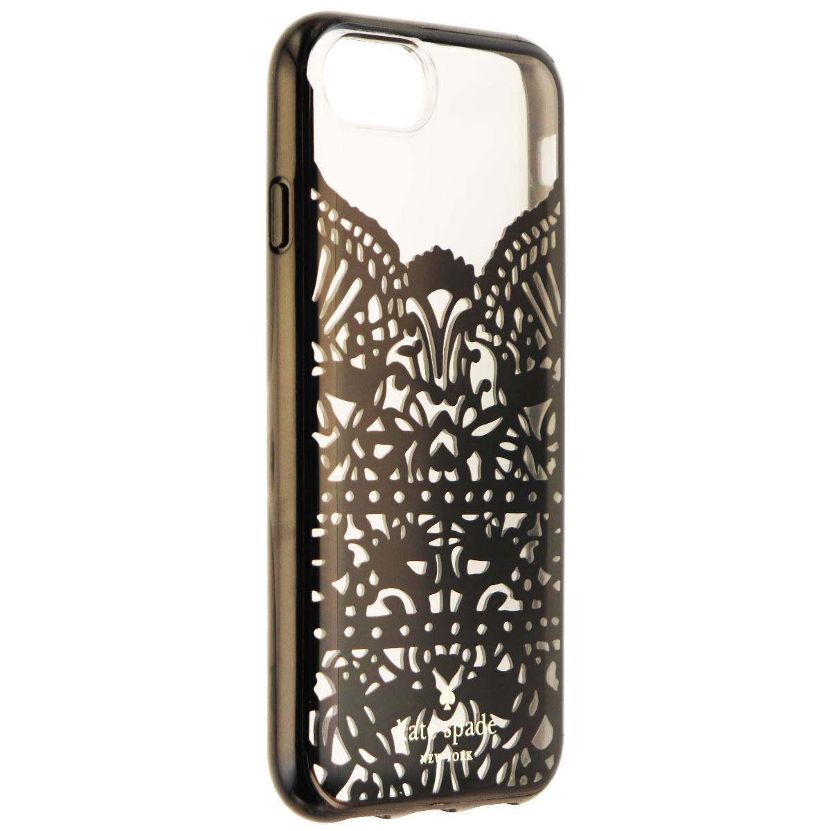 Kate Spade Lace Cage Series Hybrid Hard Case for iPhone 8 7 6s - Blk L ...