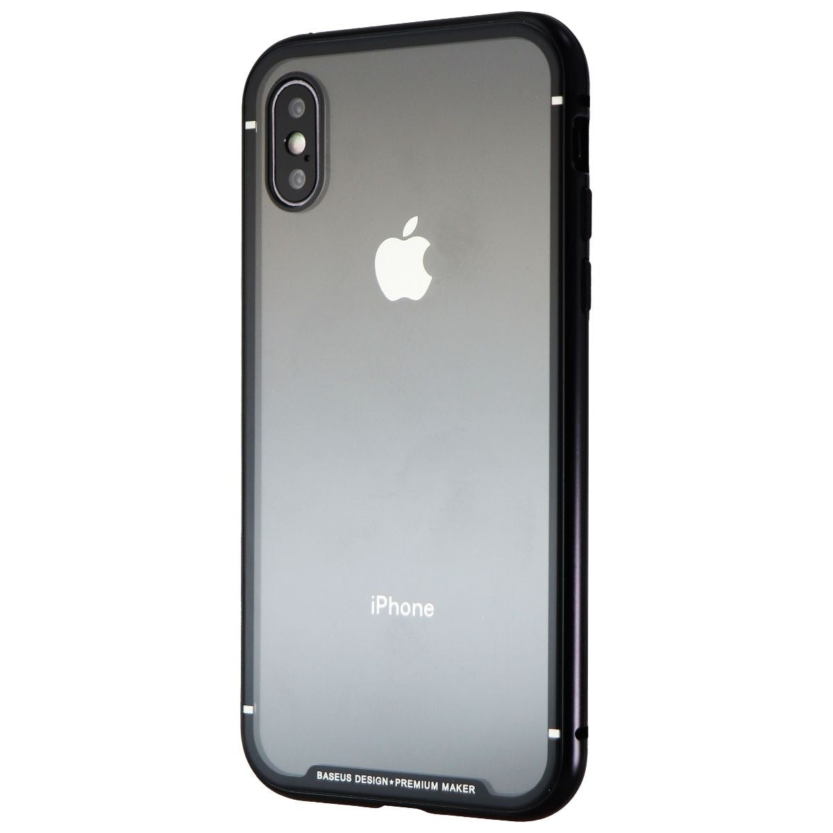 Baseus Magnetite Hardware Case for Apple iPhone Xs/X - Black/Clear ...
