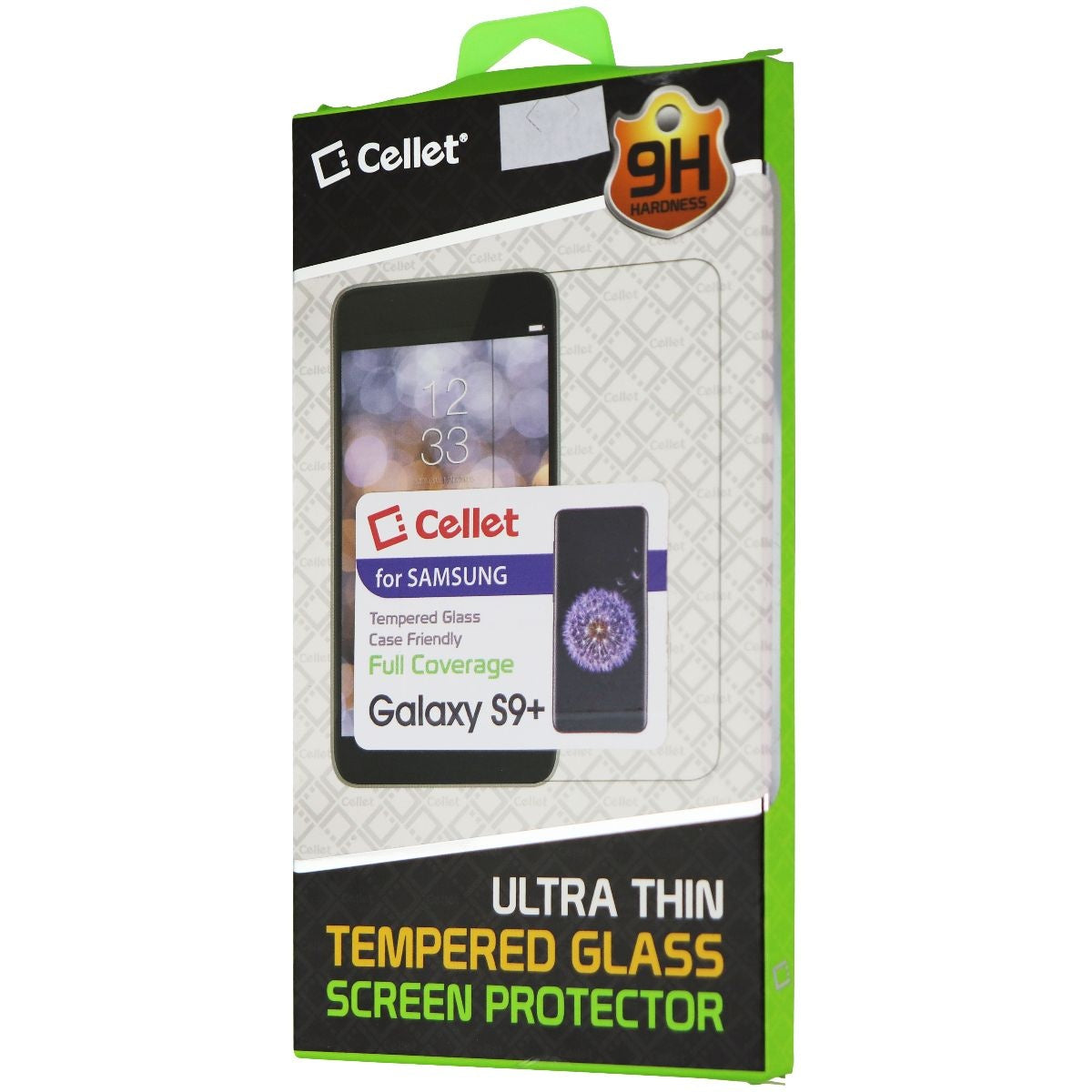 Cellet Tempered Glass 9H Screen Protector for Samsung Galaxy (S9+) - C ...
