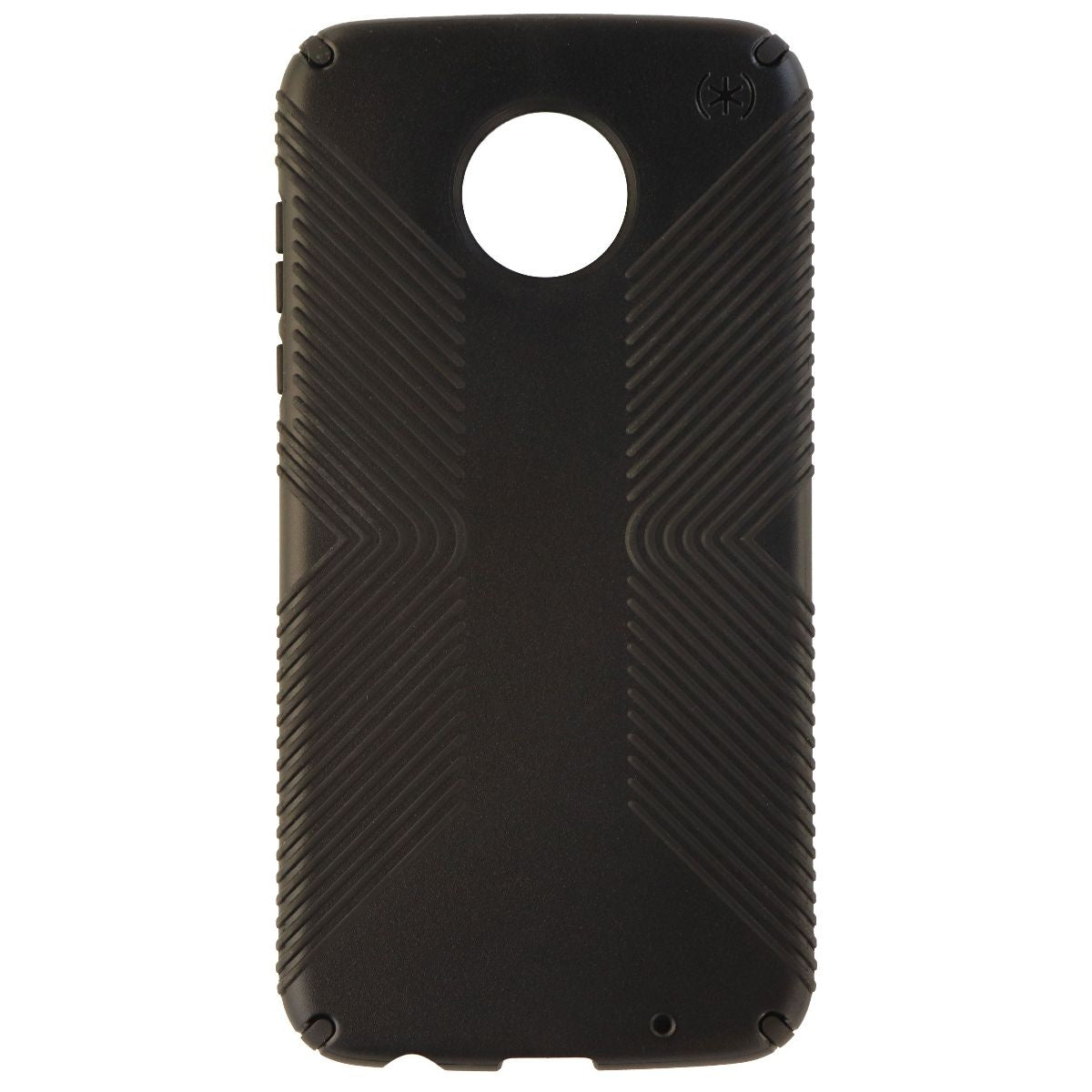 Speck Presidio GRIP Series Protective Case Cover for Moto Z2 Play - Bl ...