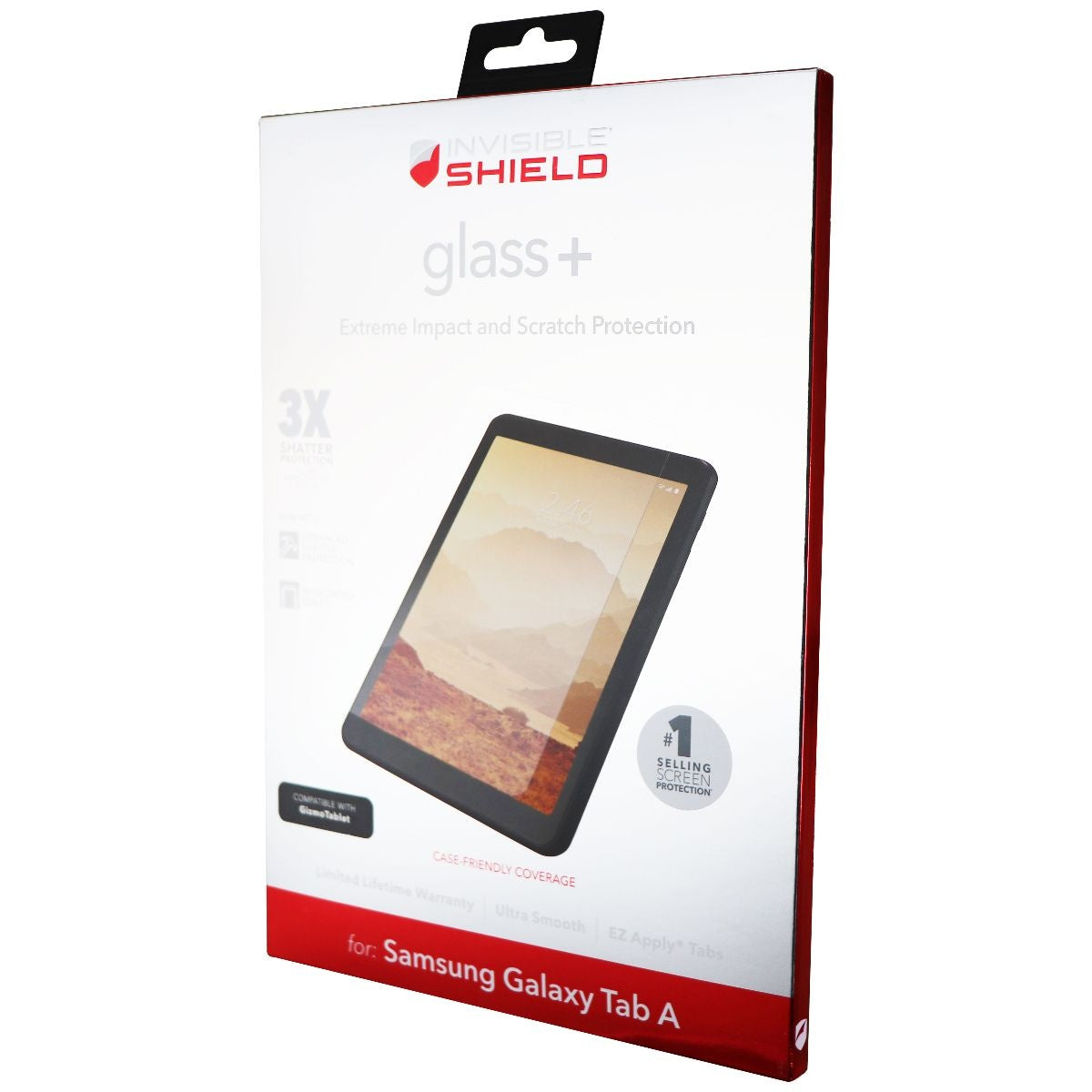 ZAGG (Glass+) Tempered Glass for Galaxy Tab A (8.0-inch, 2018) and Giz ...