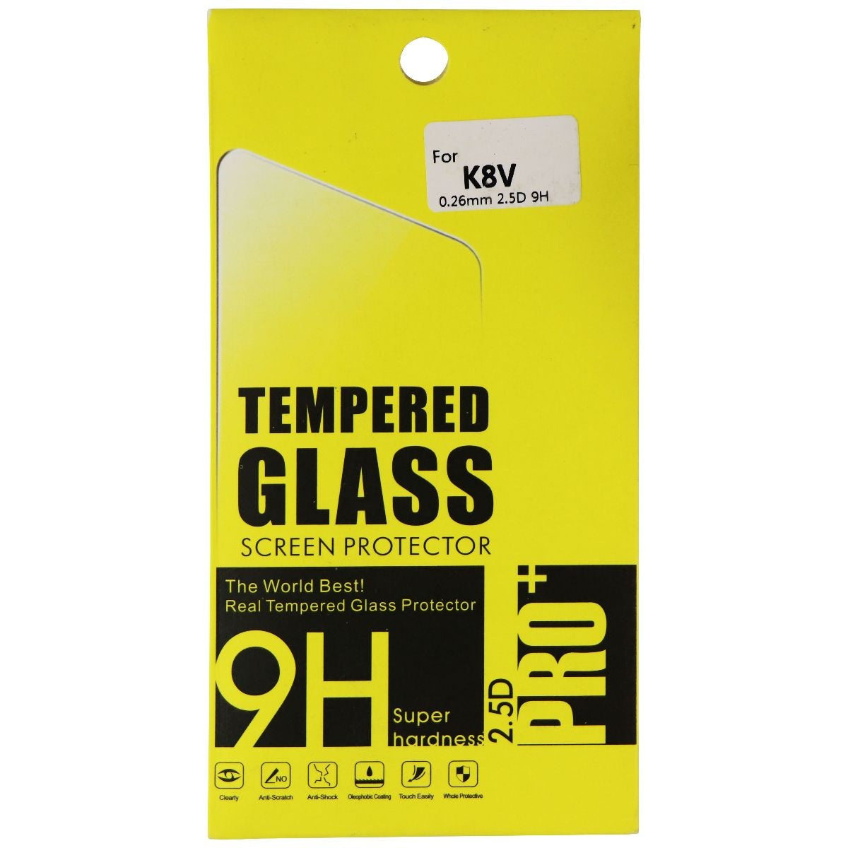 Tempered Glass 9H Screen Protector for LG K8V Smartphone - Clear ...