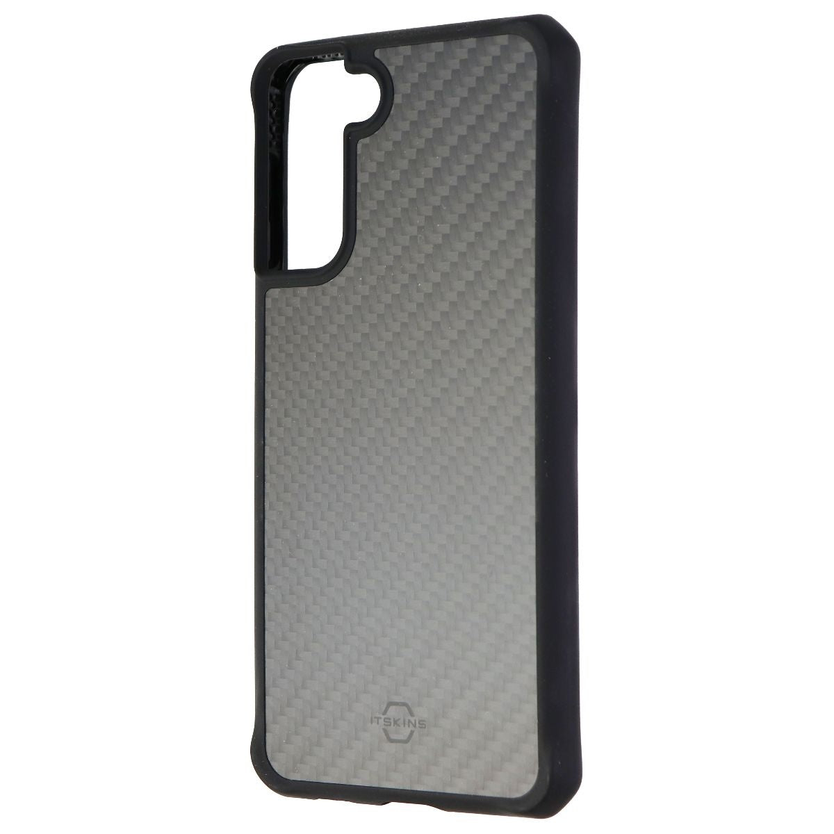 ITSKINS Hybrid Carbon Series Hard Case for Samsung Galaxy (S21+) - Bla ...