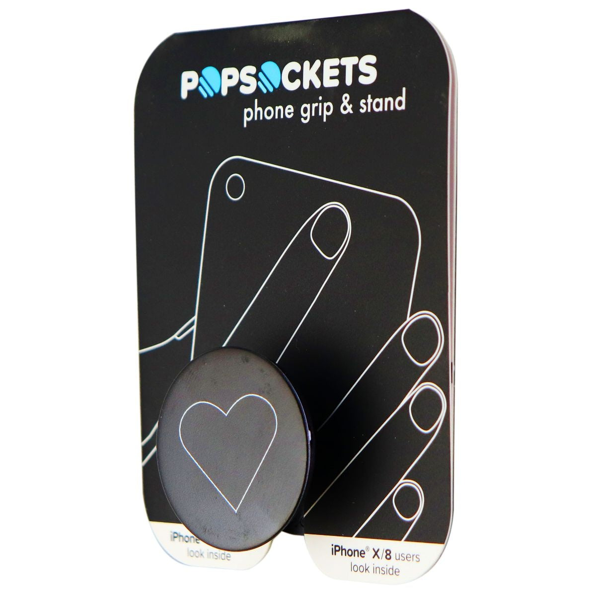 PopSockets: Collapsible Grip & Stand for Phones and Tablets - White He ...