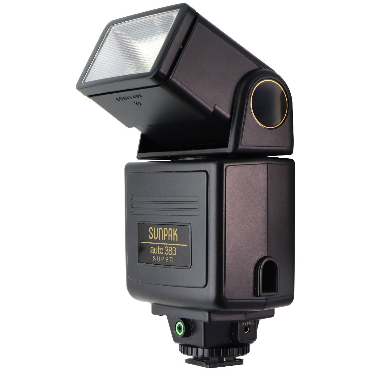 Sunpak 383 Super High Auto Mount Camera Flash - Black – Simple Cell Bulk