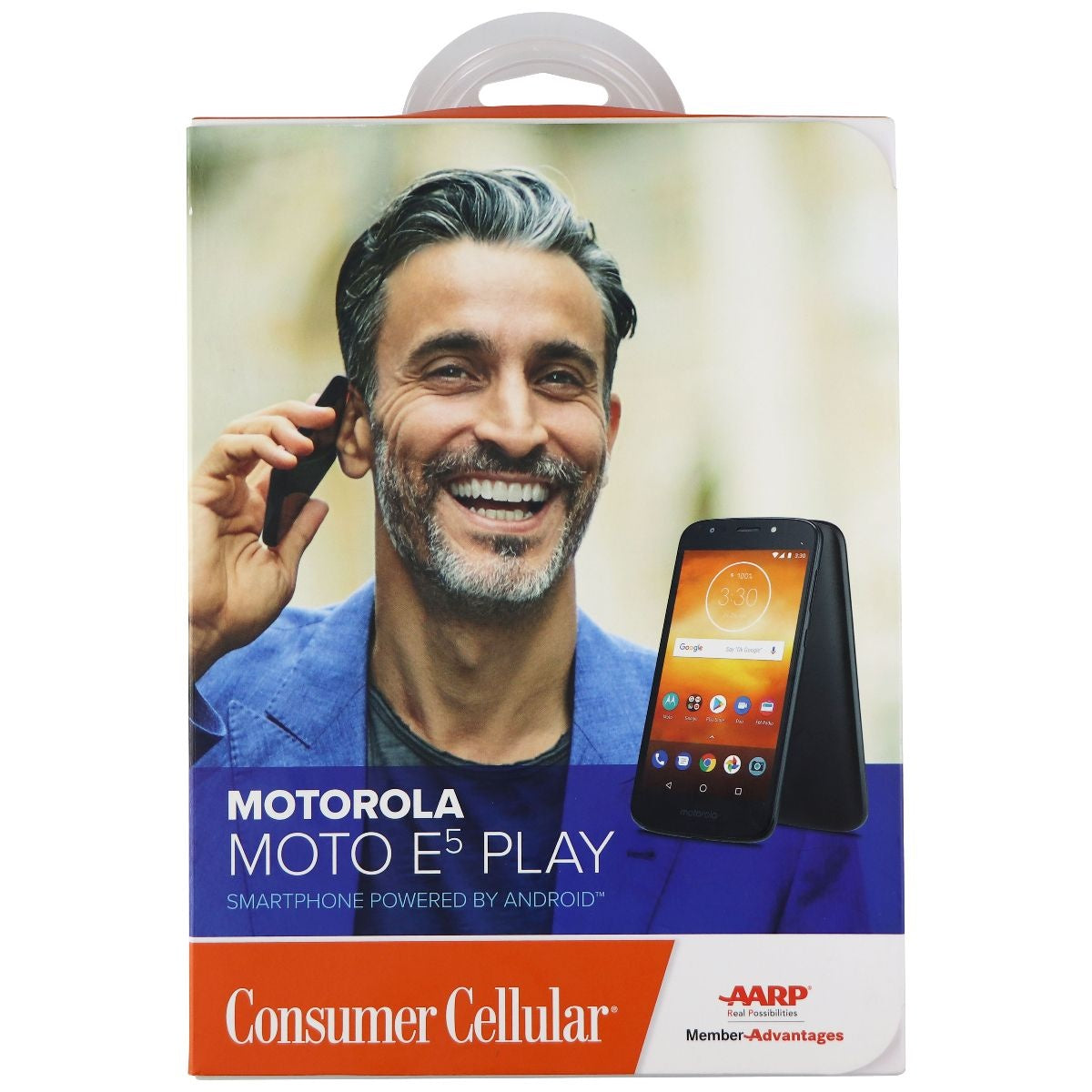 Motorola Moto E5 Play (5.2-inch) (XT1921-2) Consumer Cellular PP - 16G ...