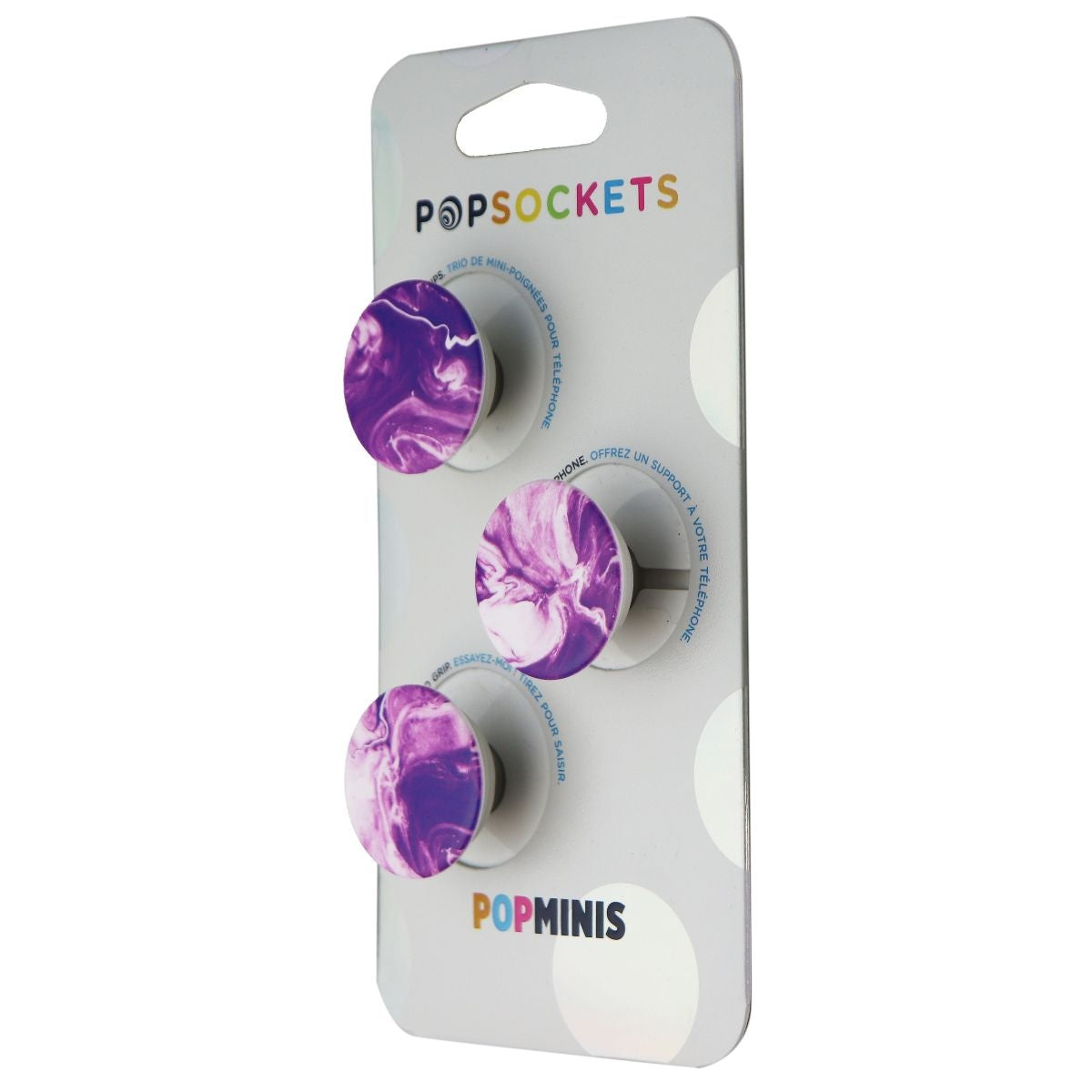 PopSockets PopMinis Mini Grips for Phones/Tablets 3 Pack - Purple Nuco ...